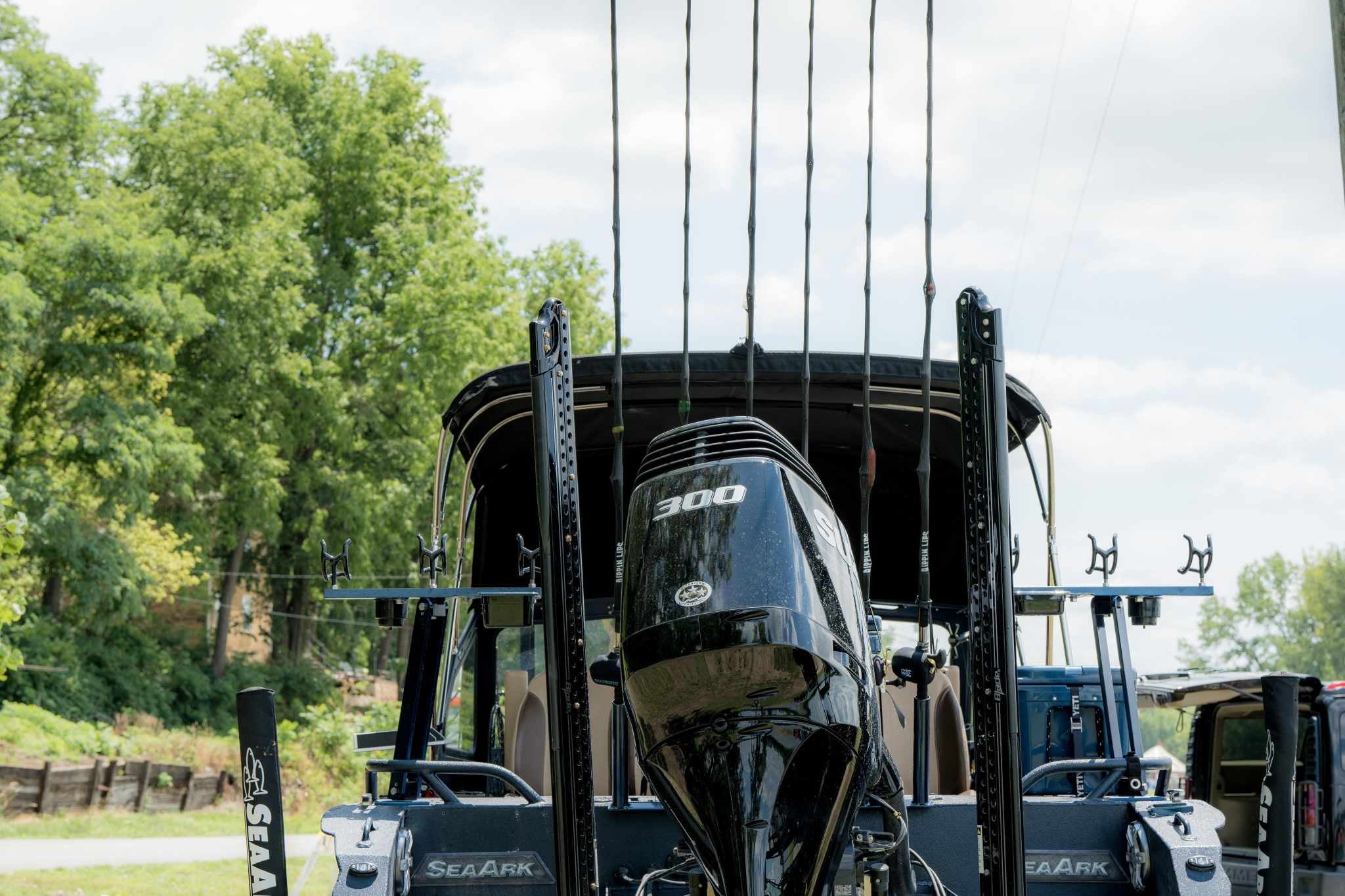 SeaArk Dynasty 2.0 6 Rod Transport Rack | Precision Fishing Designs