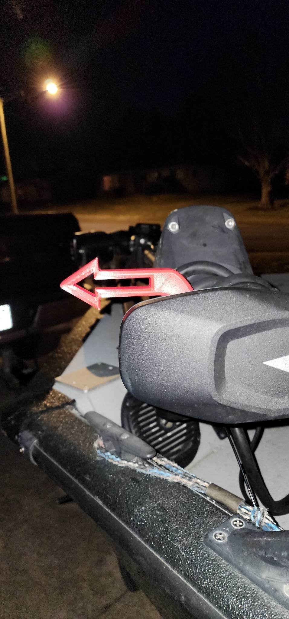 Offset Trolling Motor Arrow | Precision Fishing Designs